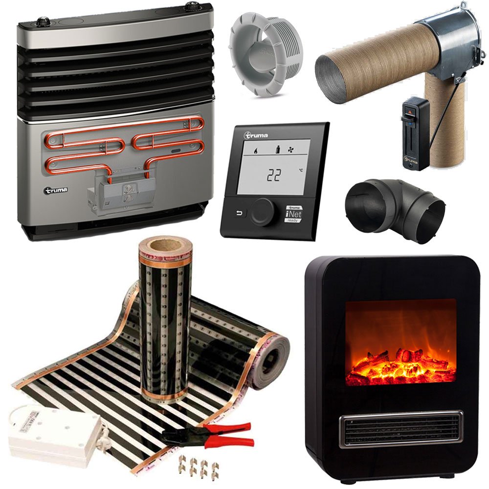 Opvarmning af campingvogn | Køb varmeovn og tilbehør her.