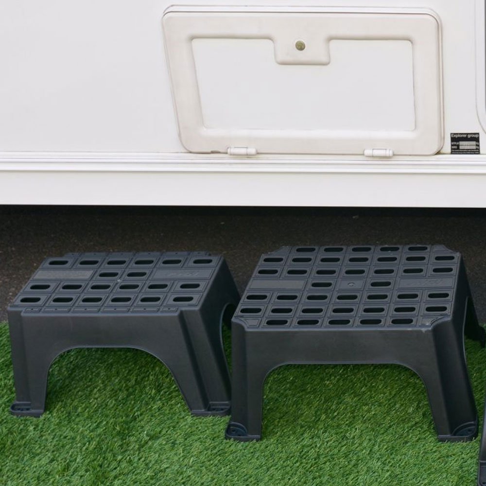 Milenco Single Step | Køb trin til campingvogn online her.