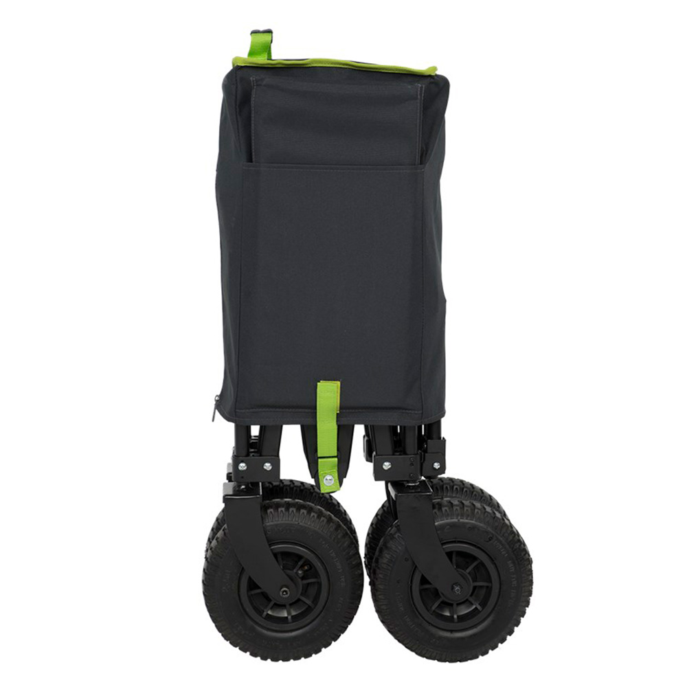 Sammenleggbar tralle med lufthjul | Kjøp trekkvogn online